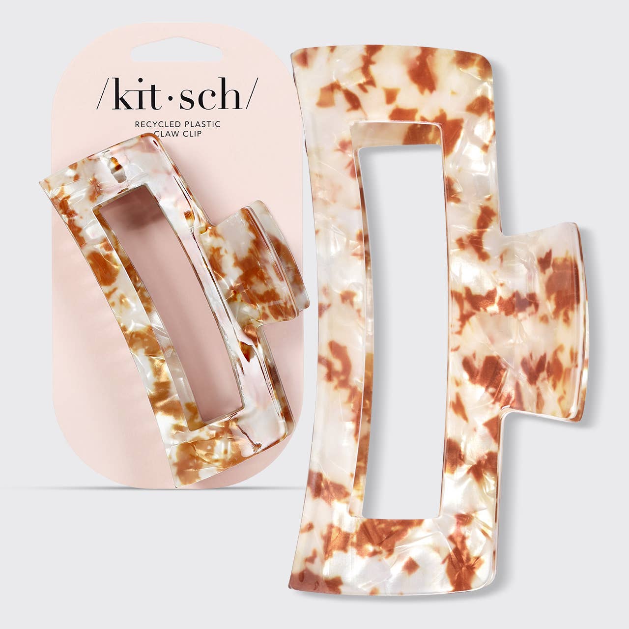 Eco-Friendly Jumbo Open Shape Claw Clip - Brown – Zen + Zeus Clothing Co.