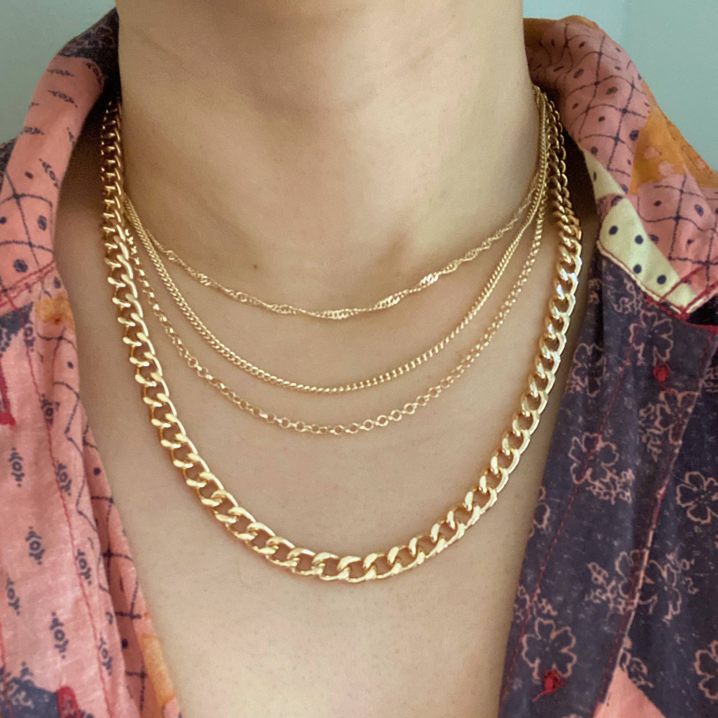 Quad Squad Chain Link Necklace – Zen + Zeus Clothing Co.