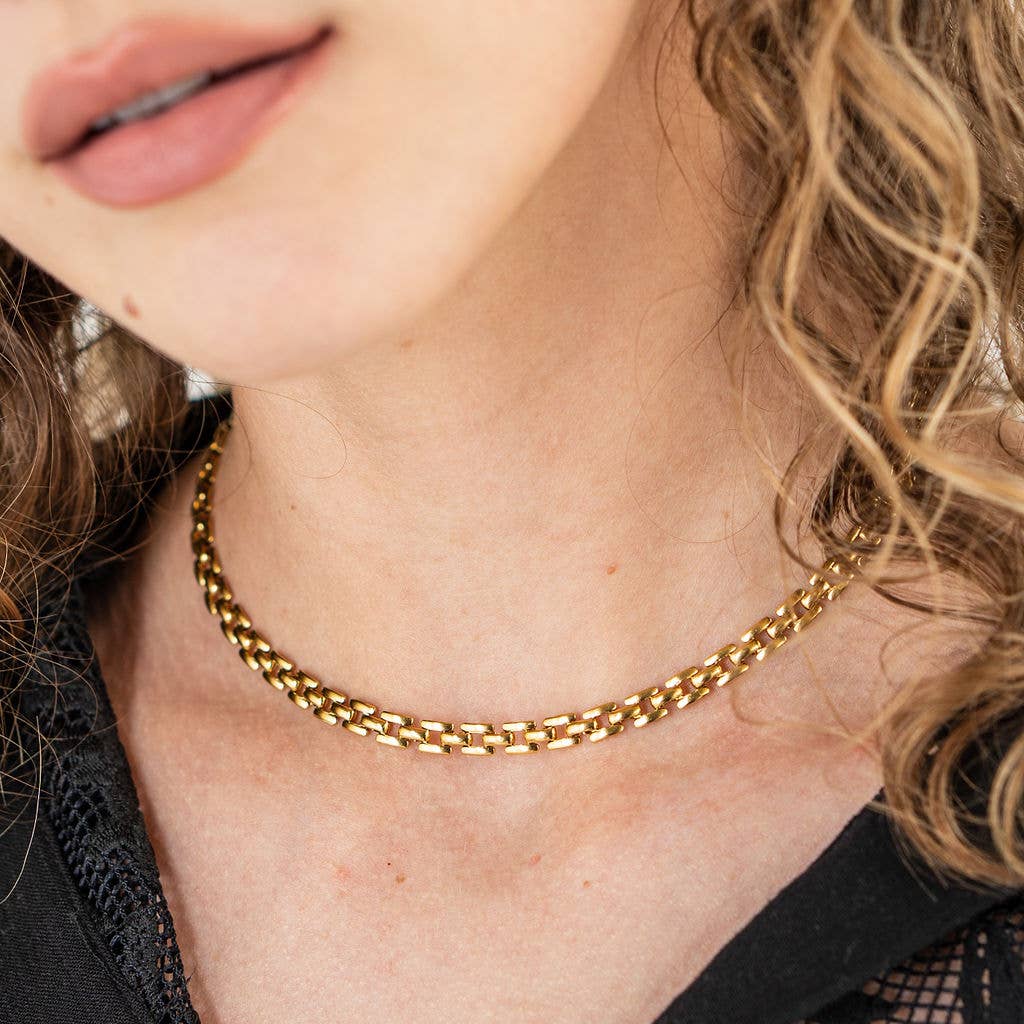 Squared Chain Necklace – Zen + Zeus Clothing Co.
