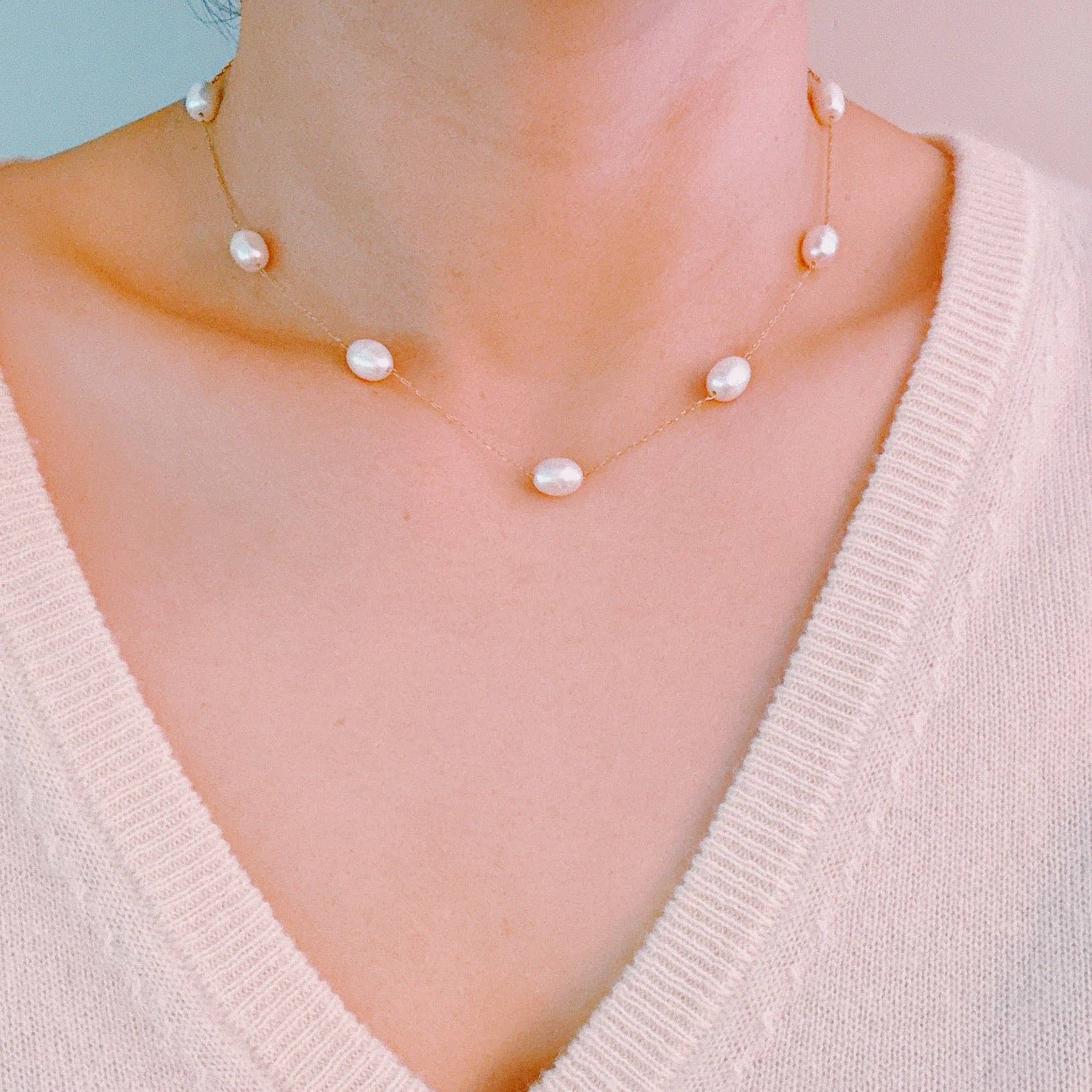 Esther Freshwater Pearl Necklace – Zen + Zeus Clothing Co.