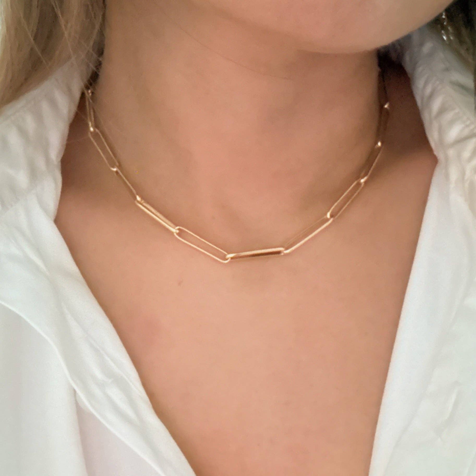 Perfect Clip Link Chain Necklace – Zen + Zeus Clothing Co.