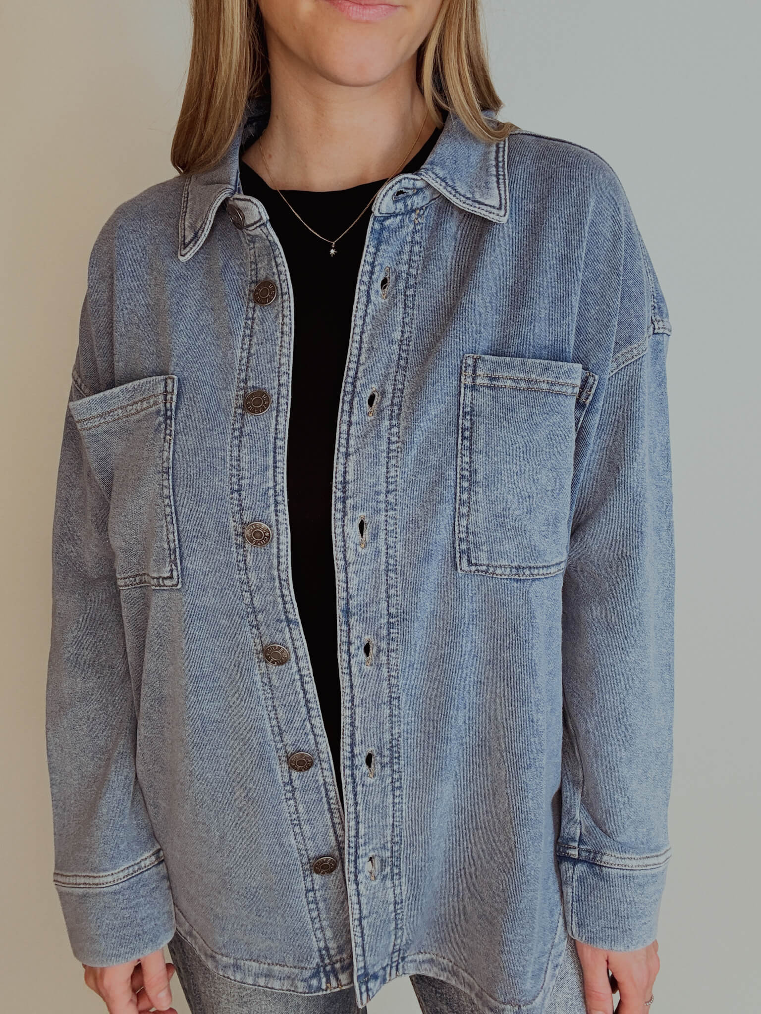 Modern Denim Style Shacket – Zen + Zeus Clothing Co.