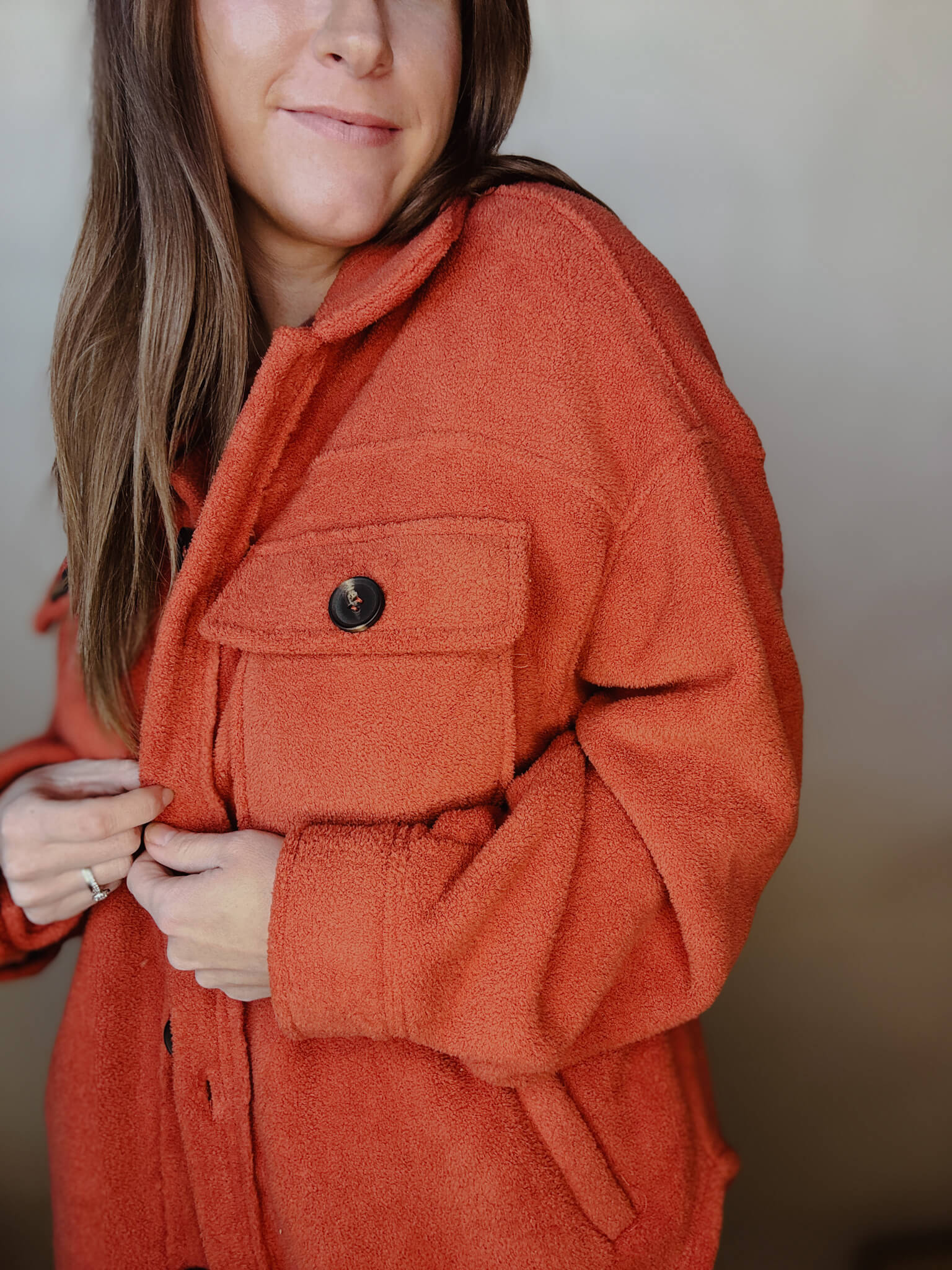 Oversized Pocketed Teddy Shacket – Zen + Zeus Clothing Co.